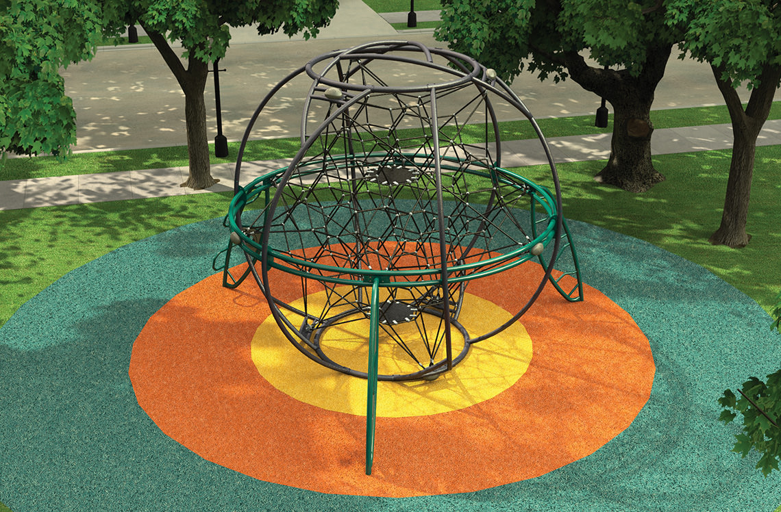 Spherical Playground Rope Climber for All Ages
